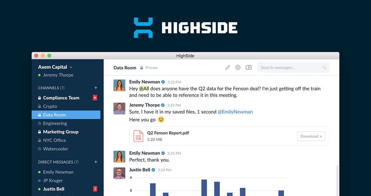 ClearChat Becomes HighSide, Inc